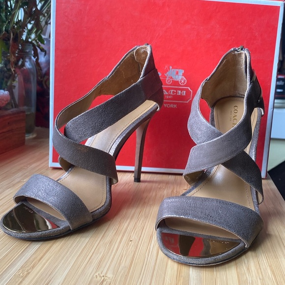 Coach | Shoes | Coach Halsey Heels 7 | Poshmark
